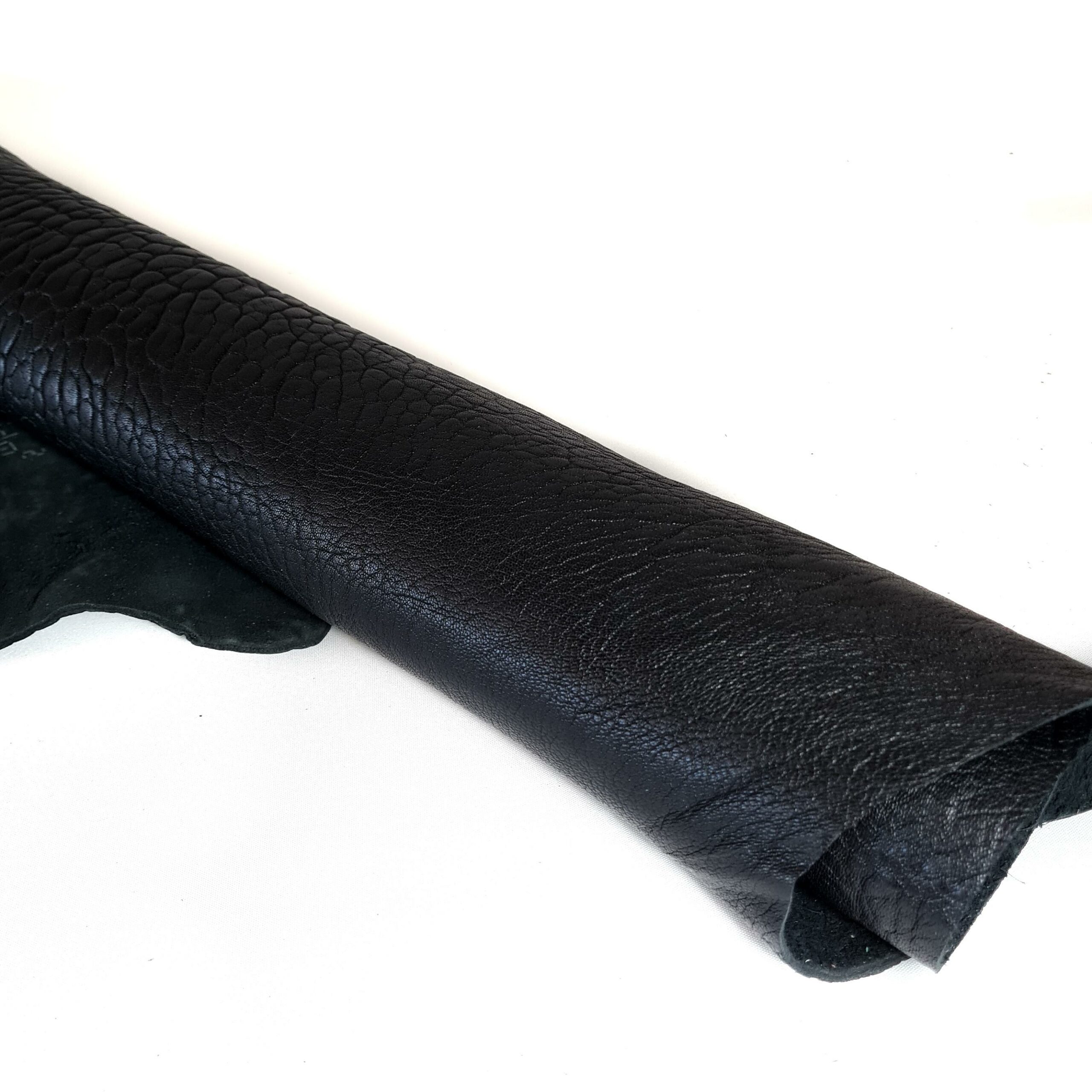 NZ Merino Black (Bulle leather or 'Bubble' leather) - Laura Jane ...